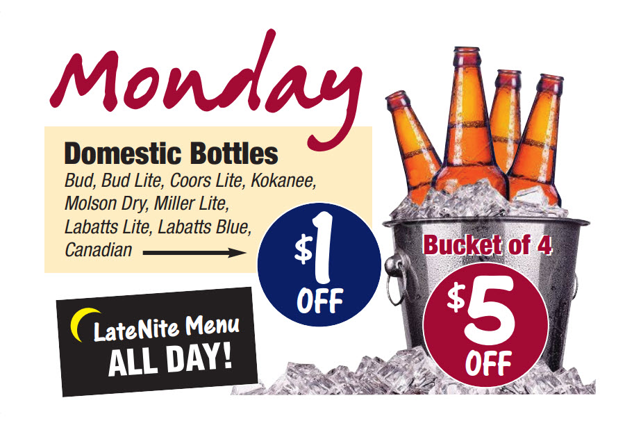 Wing Night Specials Winnipeg | Happy Hour | Beer Deals | Silver Heights